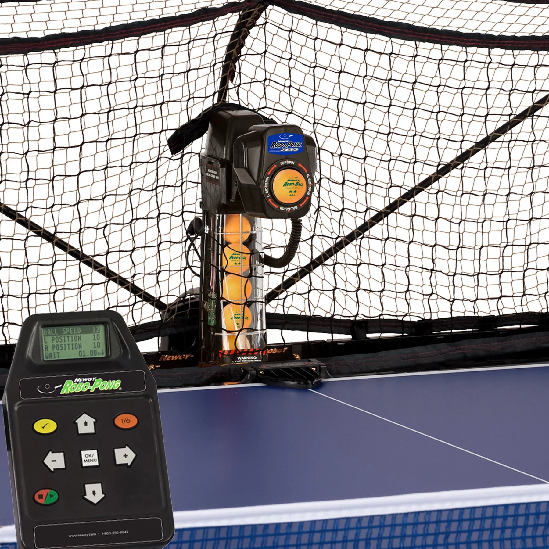 Newgy Robo-Pong 2055 Table Tennis Robot – World of Table Tennis Store
