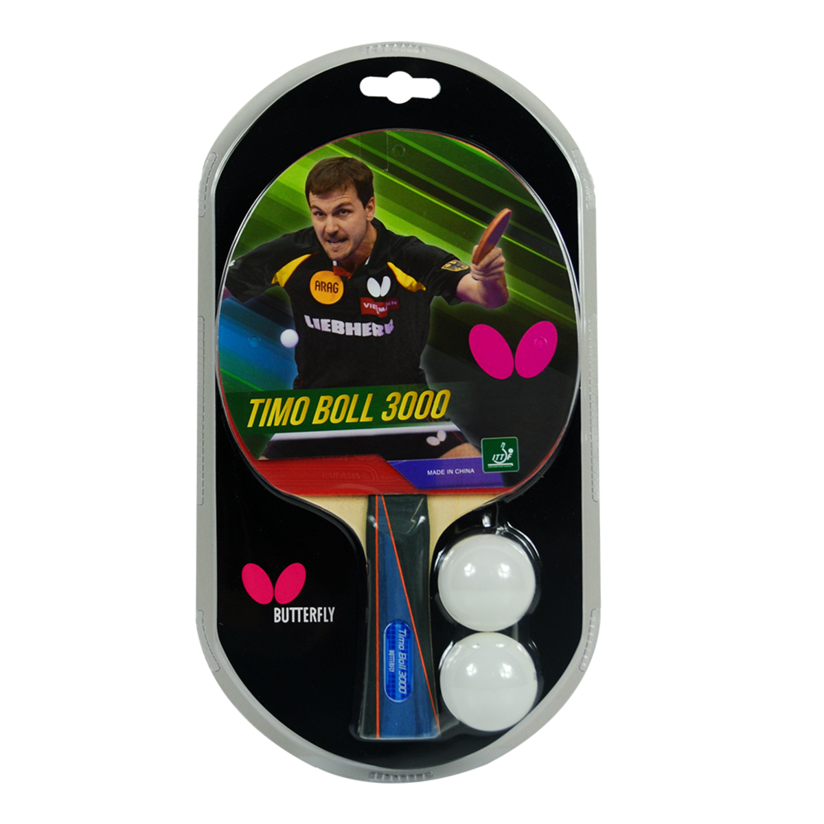 Butterfly Timo Boll 3000 Table Tennis Racket – World of Table Tennis Store