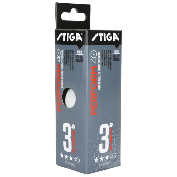 Stiga Perform 3 Star 40+ Table Tennis balls – World of Table Tennis Store