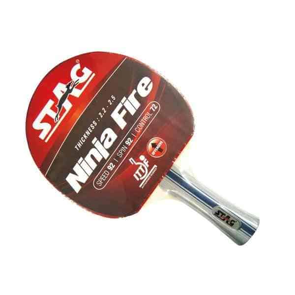 Stag Ninja Fire Table Tennis Racket – World of Table Tennis Store