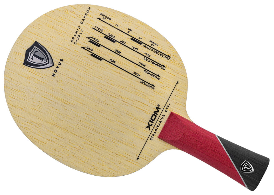 XIOM NOVUS STRADIVARIUS Table Tennis Blade – World of Table Tennis Store
